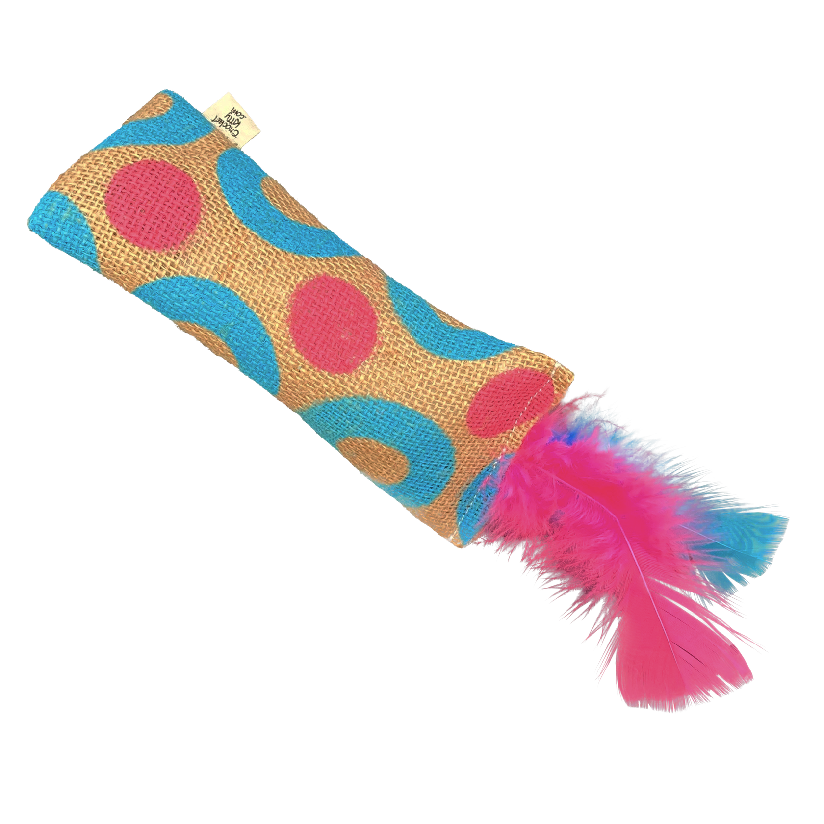 Burlap Crinkle and Catnip Kickin' Stick – Crochet Kitty