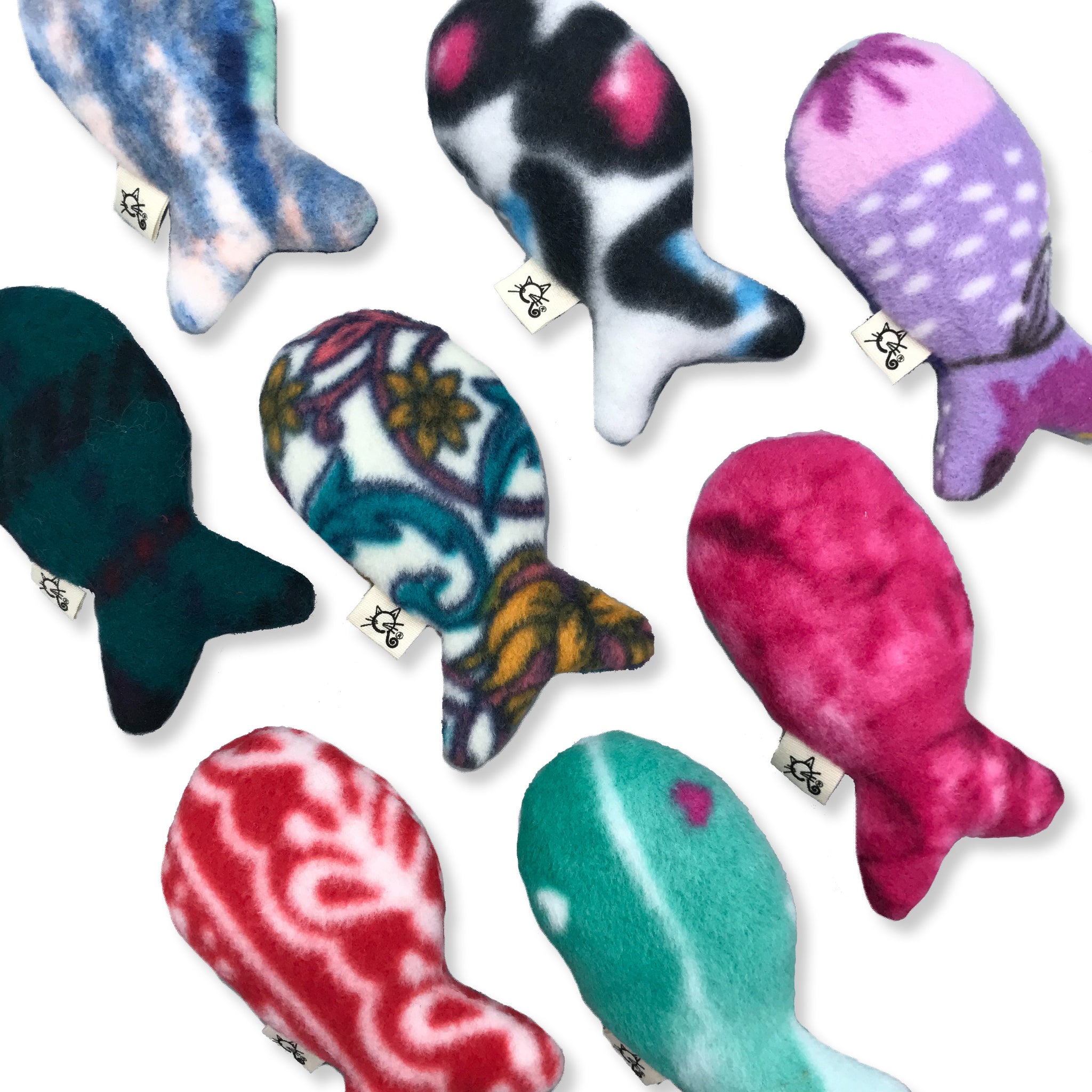 Printed Catnip Fish 3-Pack – Crochet Kitty